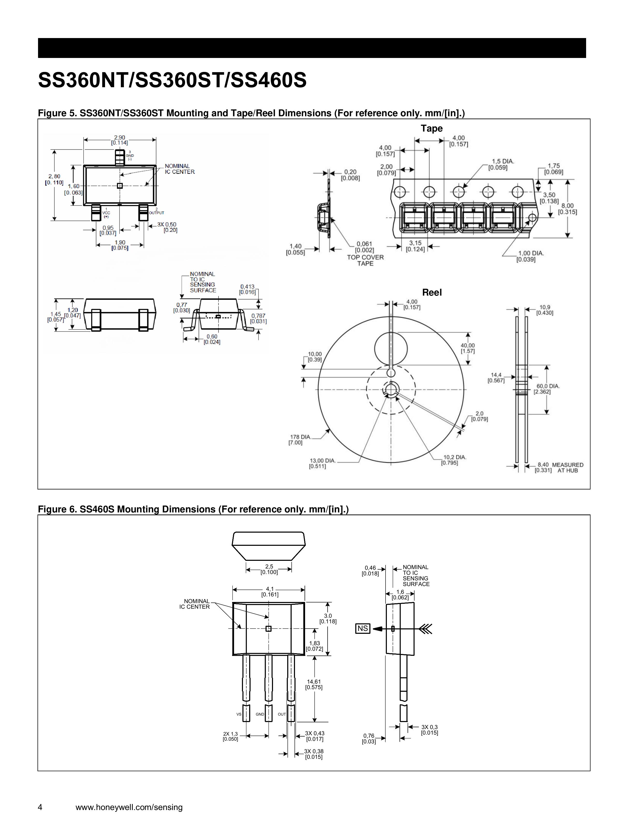SS360NT 磁性霍尔传感器 - 佰典旺(集團)有限公司