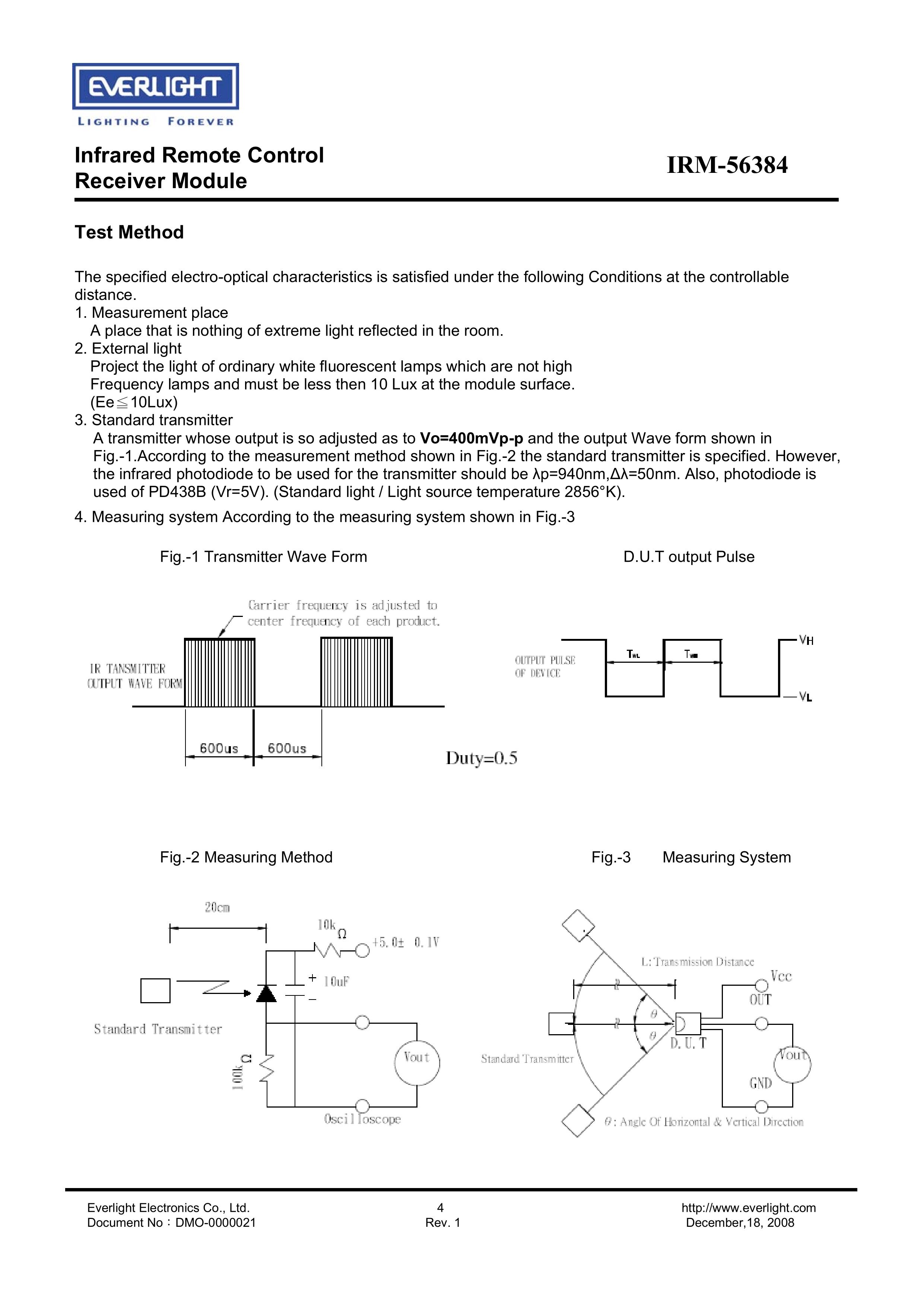 IRM-56384 红外线接收头 - 佰典旺(集團)有限公司